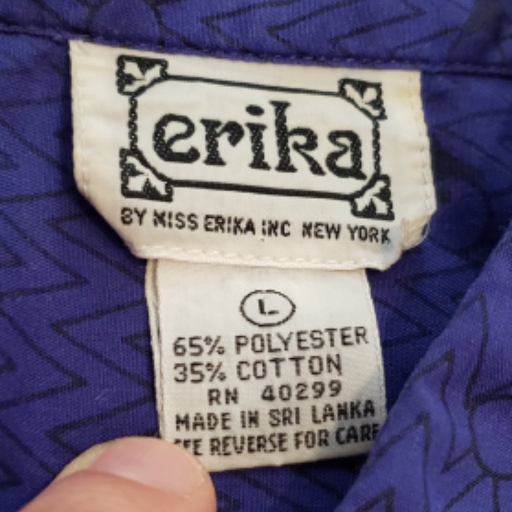 Erika By Miss Erika Inc. New York Vintage Purple Butt… - Gem